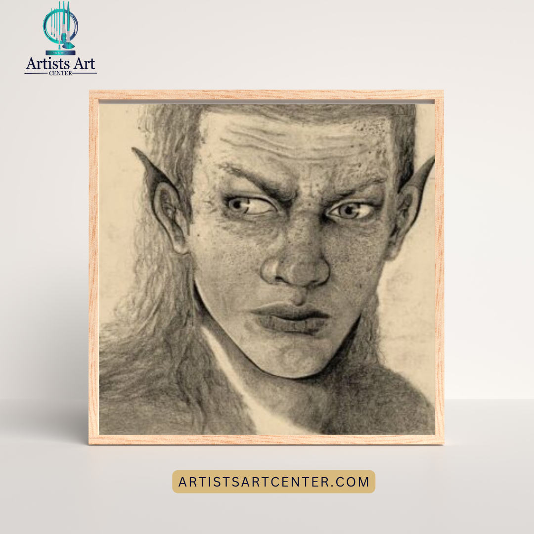 Elven Warrior (Canvas Print) – Artists Art Center